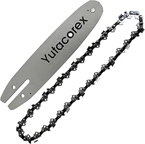 Amazon.com: Yutacorex 8inch Guide Bar and Chain Combo,Pole saw ...