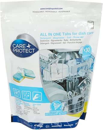 Amazon.com: CARE+PROTECT Tabs Dishwasher All in One, Detergent ...