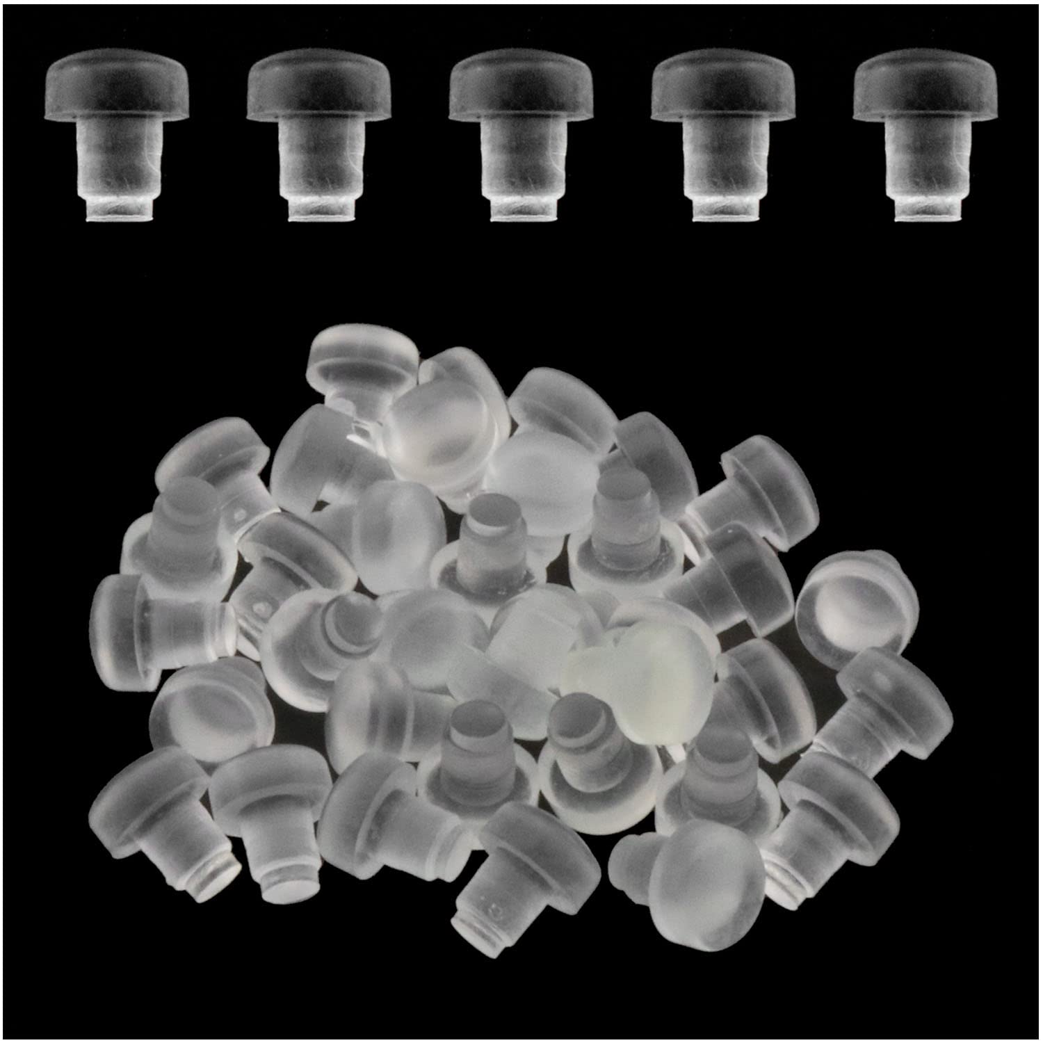 Glass Top Table Bumpers MEETOOT 40pcs Clear Furniture Table Chair Leg ...
