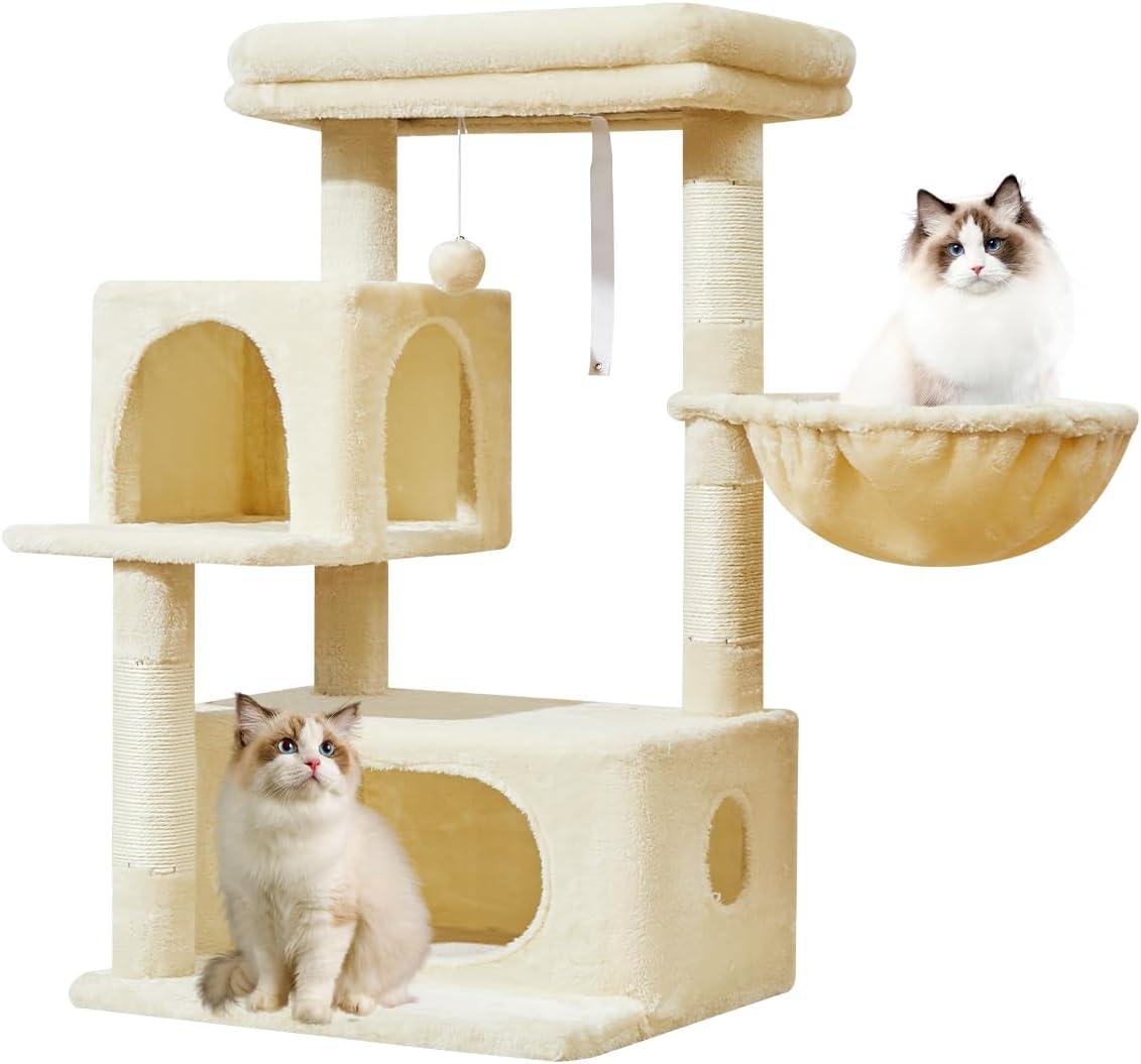 Amazon.com : 40" Cute Cat Tree, Small Cat Tree for Indoor Cats, Unique ...