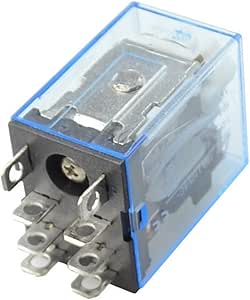 LY2N General Purpose Relay LY2NJ with Power Relay Base Socket 8 Pins ...