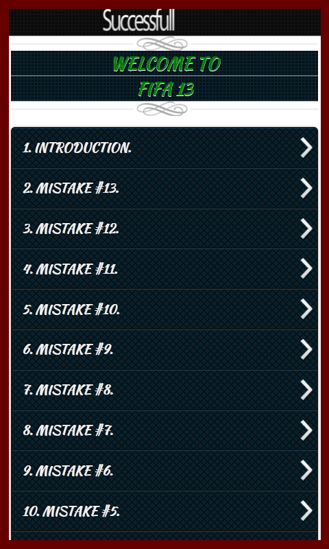 Fifa 13 Guide - App on Amazon Appstore