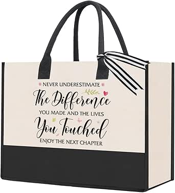 Amazon.com: AASRR Farewell Tote Bag - Going Away & Retirement Gifts for ...