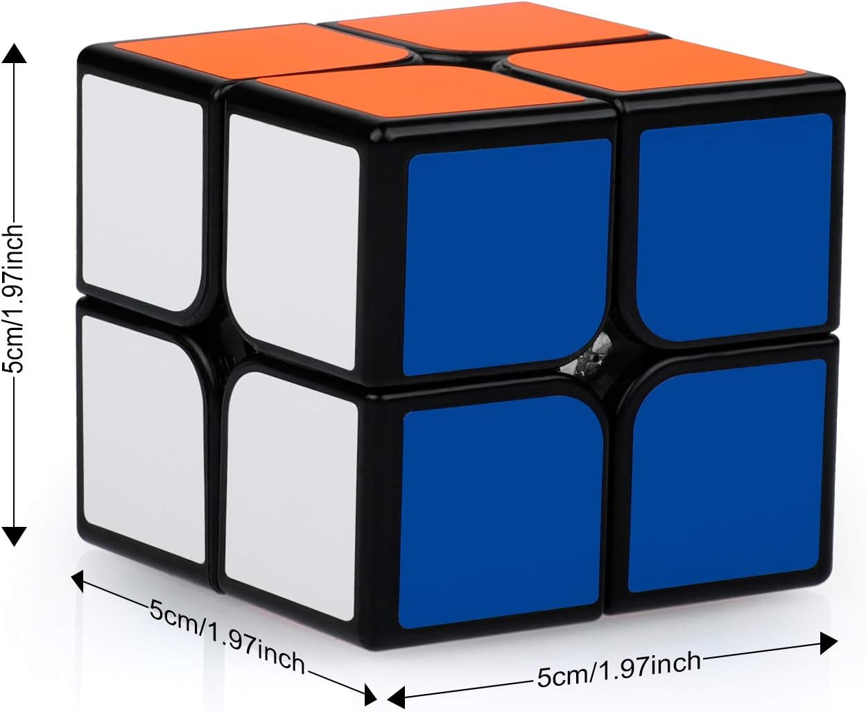 Speed Cube Coolzon 2×2 2x2x2 Smooth Turning Puzzle Magic Cube for Kids ...