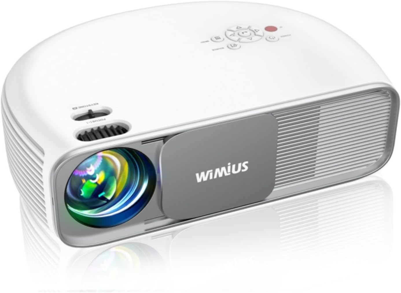 Amazon.com: WiMiUS Mini Projector - Upgraded Bluetooth, 1080P Full HD ...