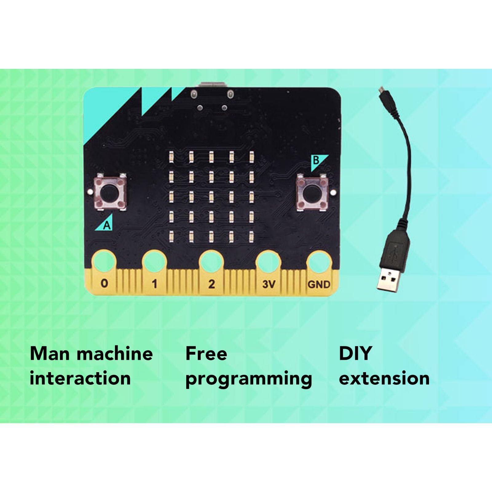DIY Mini Motherboard for Primary Secondary School Education 3-3.3VDC