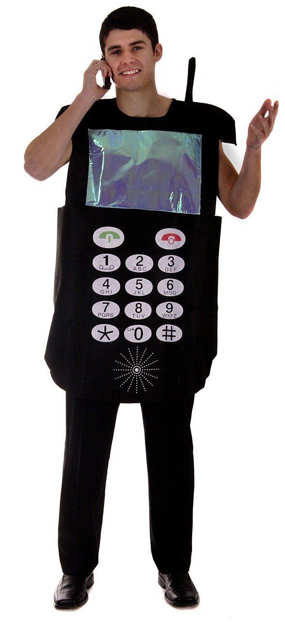 Mobile Phone Man Costume : Amazon.co.uk: Toys & Games