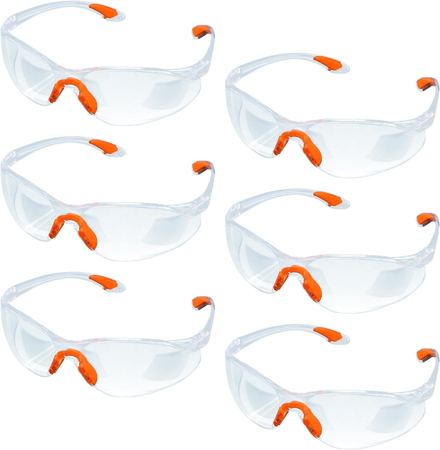 AYNKH 6PCS Safety Glasses, Anti Fog Goggles Eyewear Eye Protection for ...