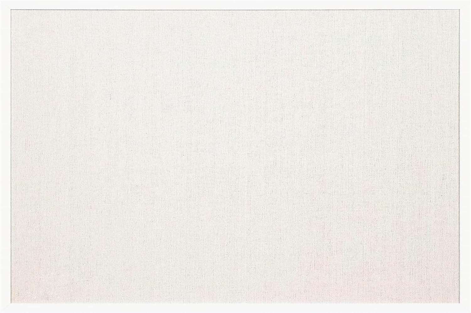 AMKIOKIO 24x36 Inch White-Framed Linen Cork Board - Stylish Home Decor ...