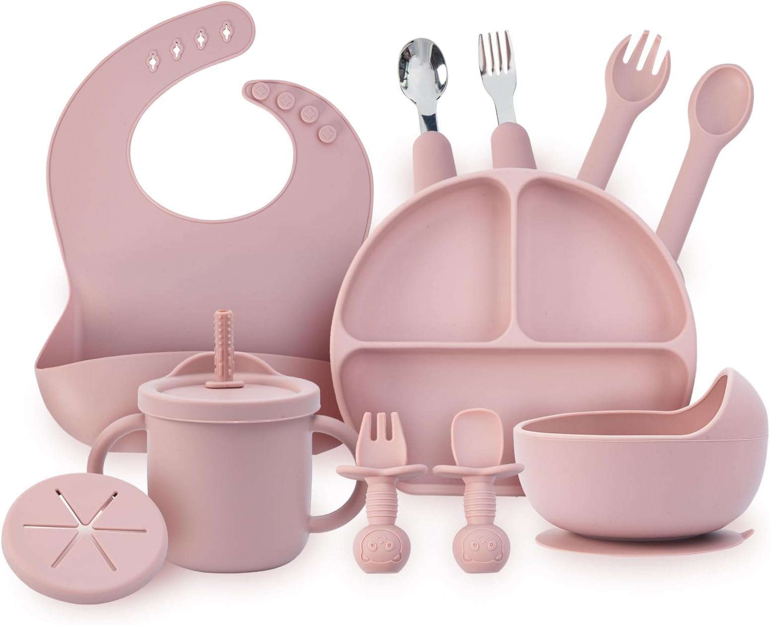 Amazon.com: Mommy's Ark 10-Piece Dinnerware Set: Food-Grade Essentials ...