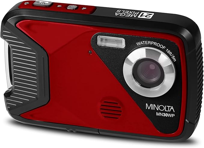 Amazon.com : Minolta MN30WP 21 MP / 1080P HD Waterproof Digital Camera ...