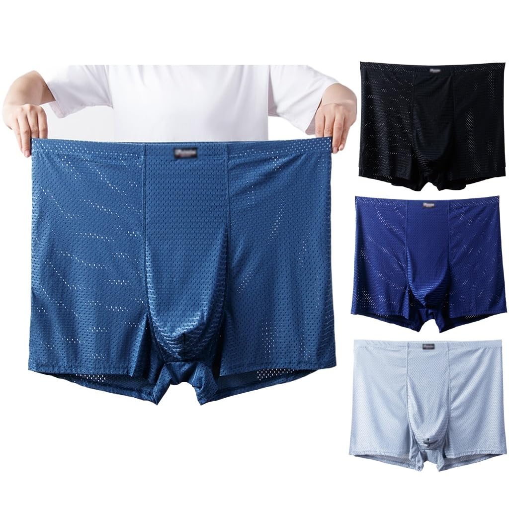 4-Pack Big & Tall Underwear Boxer Briefs Men Moisture Wicking Soft ...