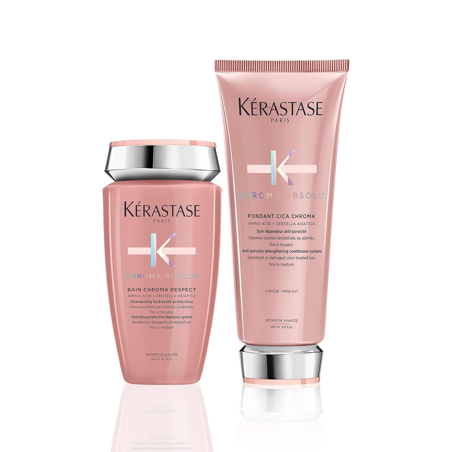 Amazon.com: Kerastase Chroma Absolu Chroma Shampoo & Conditioner Set ...