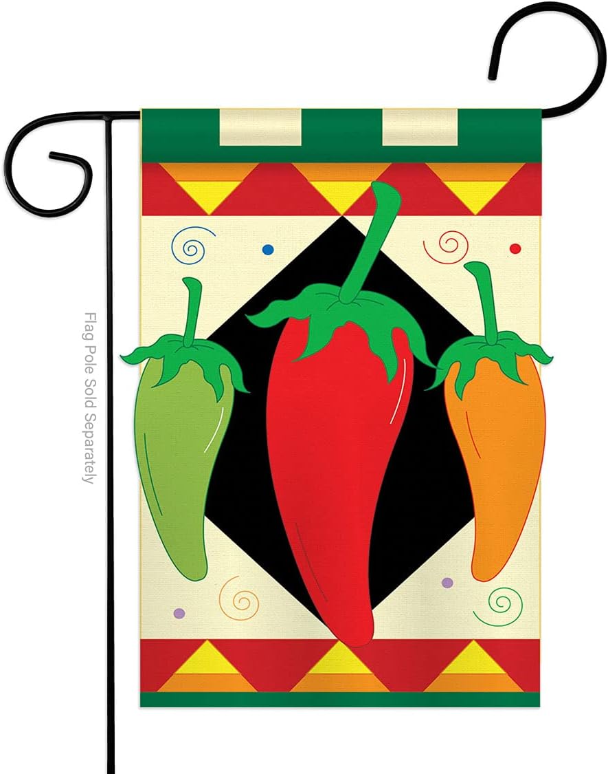 Amazon.com : Chili Pepper Garden Flag - Food Vegetable Pumpkin Chilli ...