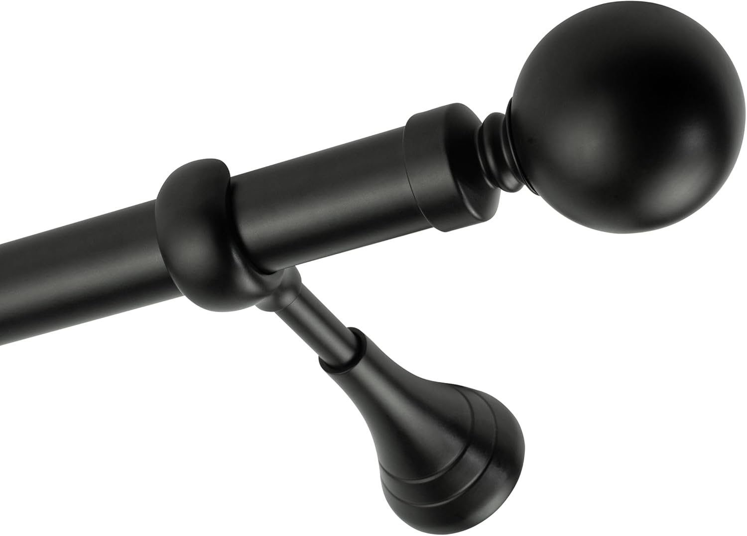 Amazon.com: Heavy Duty Curtain Rods for Windows 48 to 84, Adjustable ...