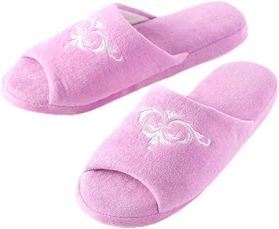 Amazon | [UCHINO] ノーブルスリッパ TSP35720 ピンク | UCHINO | スリッパ・ルームシューズ