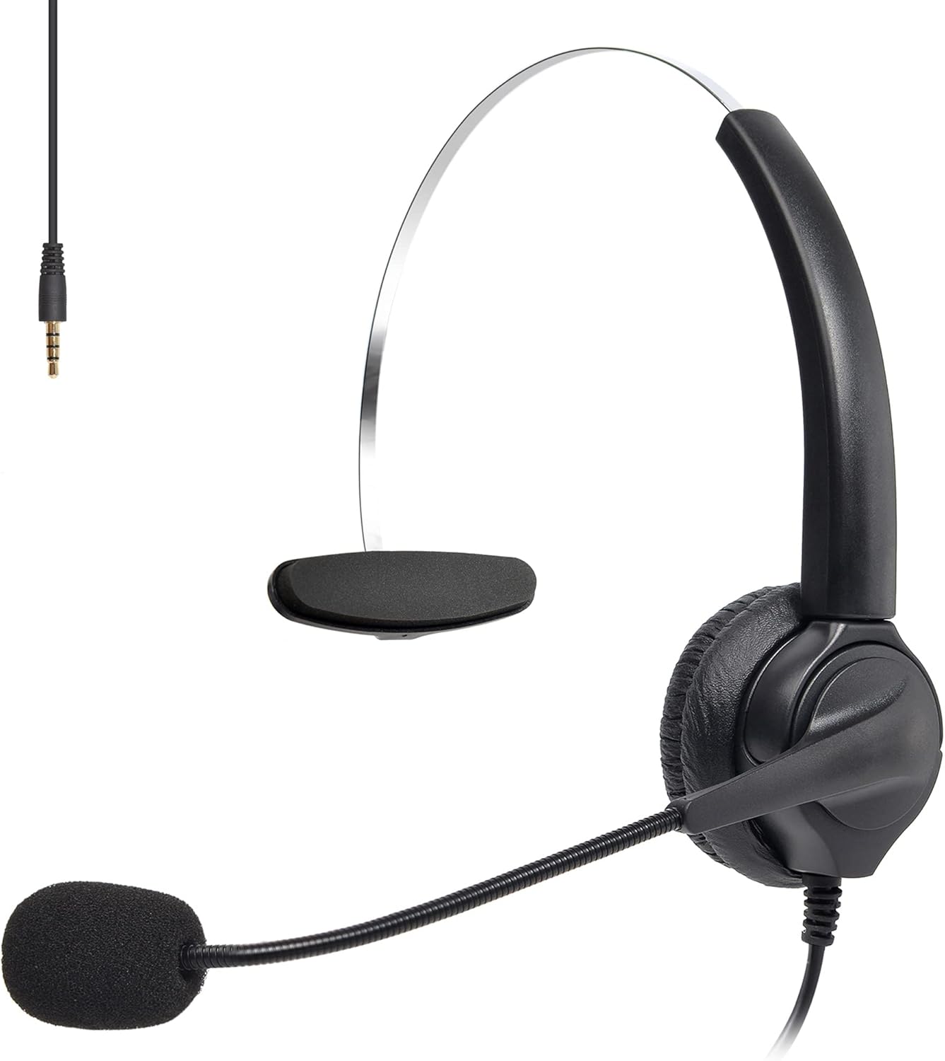 Amazon.com: Suifdu PC Headset for Laptop Computer, 3.5mm Cell Phone ...