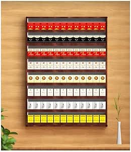 Amazon.com: Zfmnoyev Wall-Mounted Cigarette Display Case, Aluminum ...