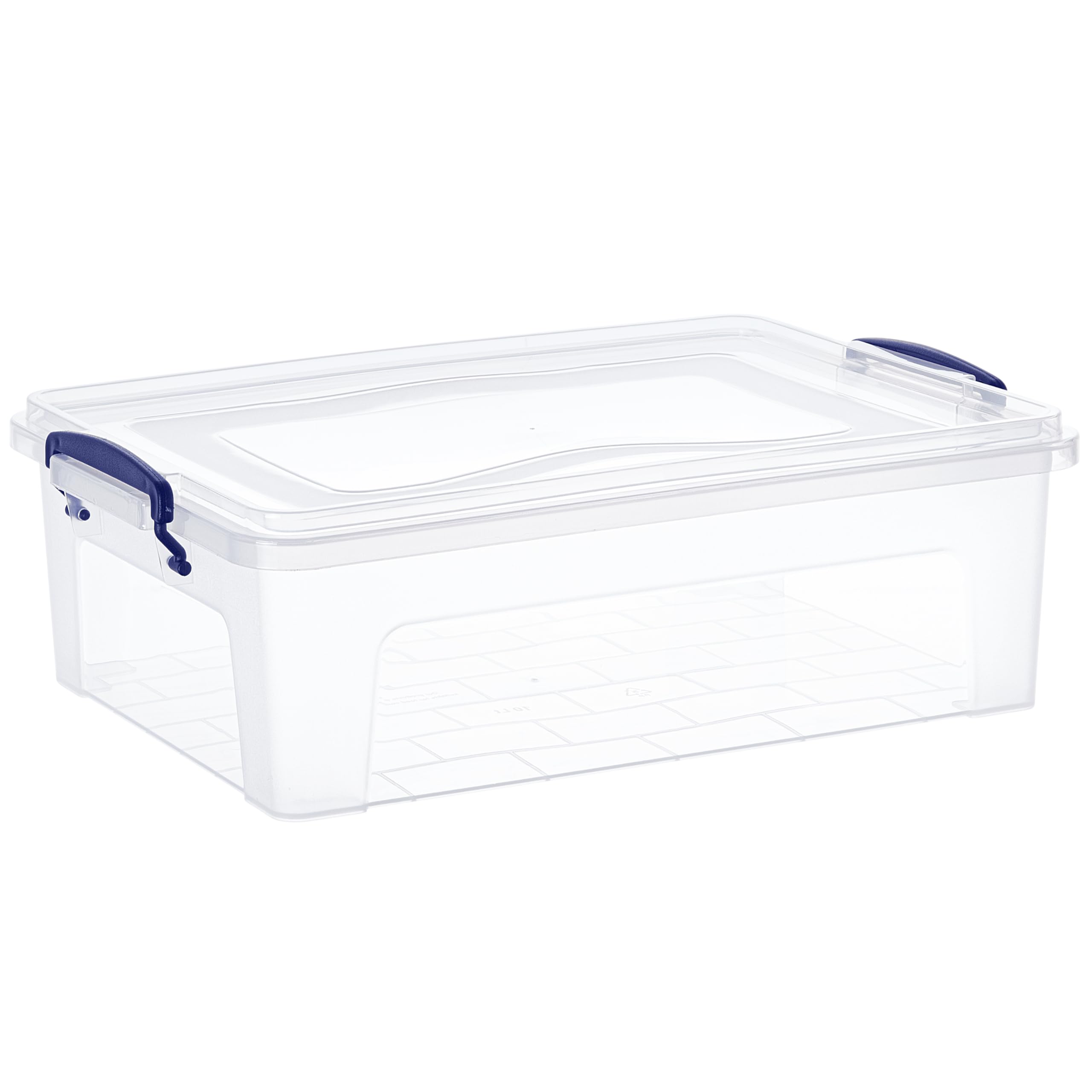 Amazon.com - Superio 10 Qt Clear Plastic Storage Bins with Lids and ...