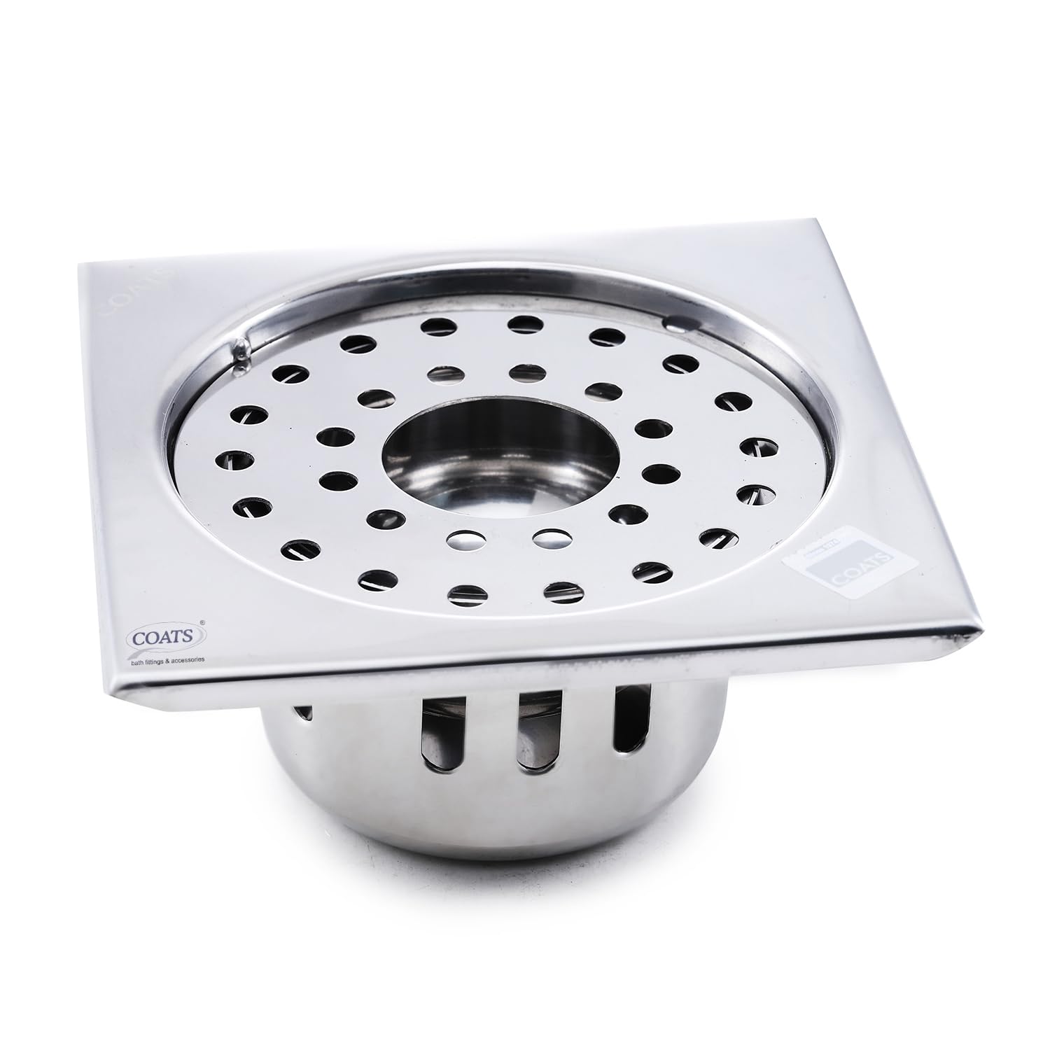 COATS Anti-Cockroach Drain Strainer Jali with Hole (Square) 304-Grade ...