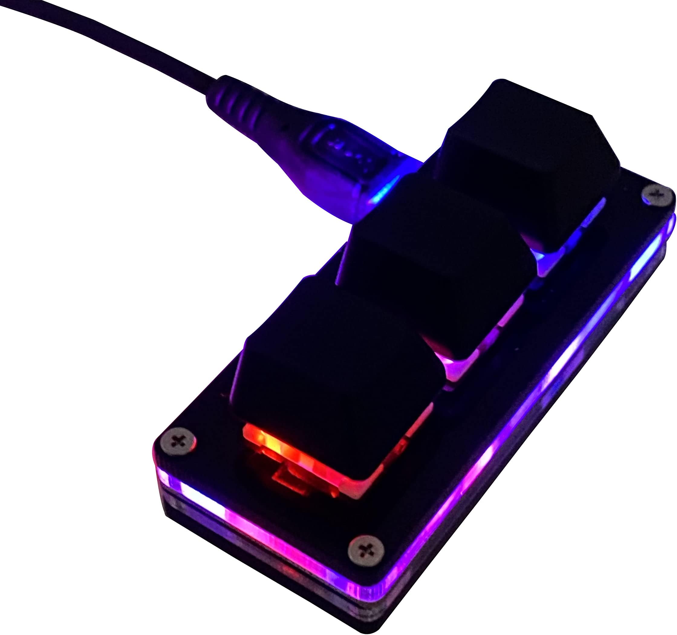 Amazon.com: Mini 3 Key USB Keypad Macro Programmable Mechanical Gaming ...