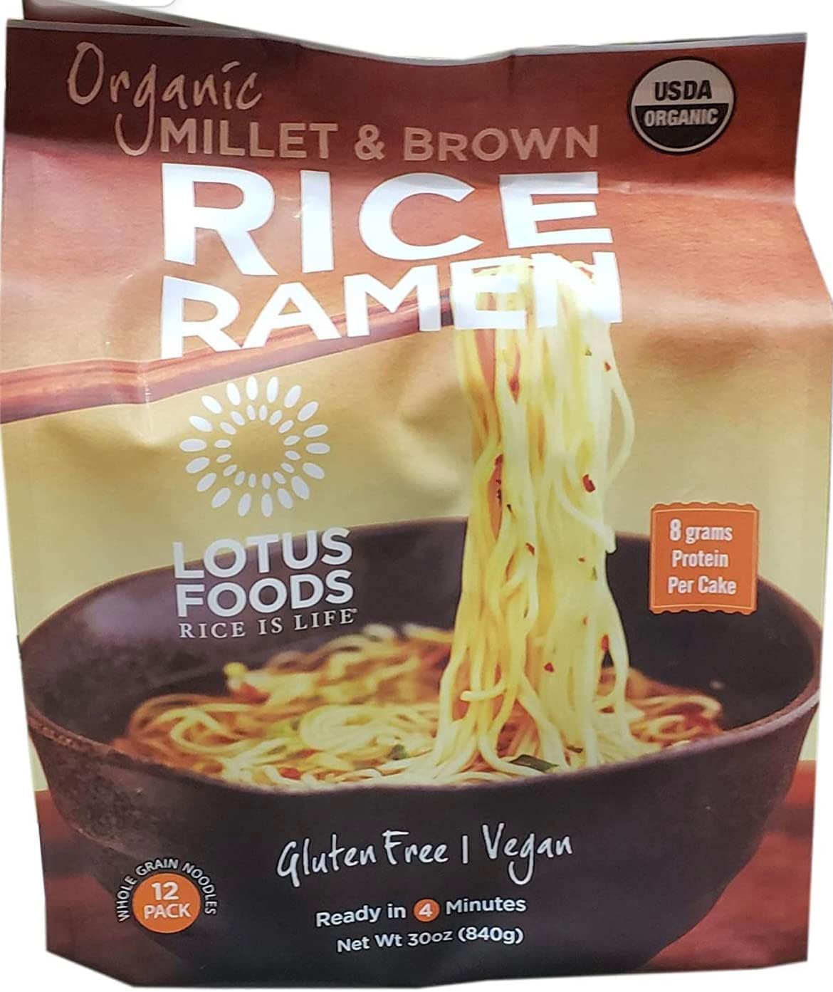 Amazon.com : Lotus Foods Organic Brown Rice Ramen (12 Packper Bag), 30 ...