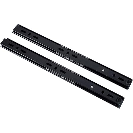 Drawer Slide 11 Inch Ball Bearing 3 Section Drawer Cabinet Slide, Side ...