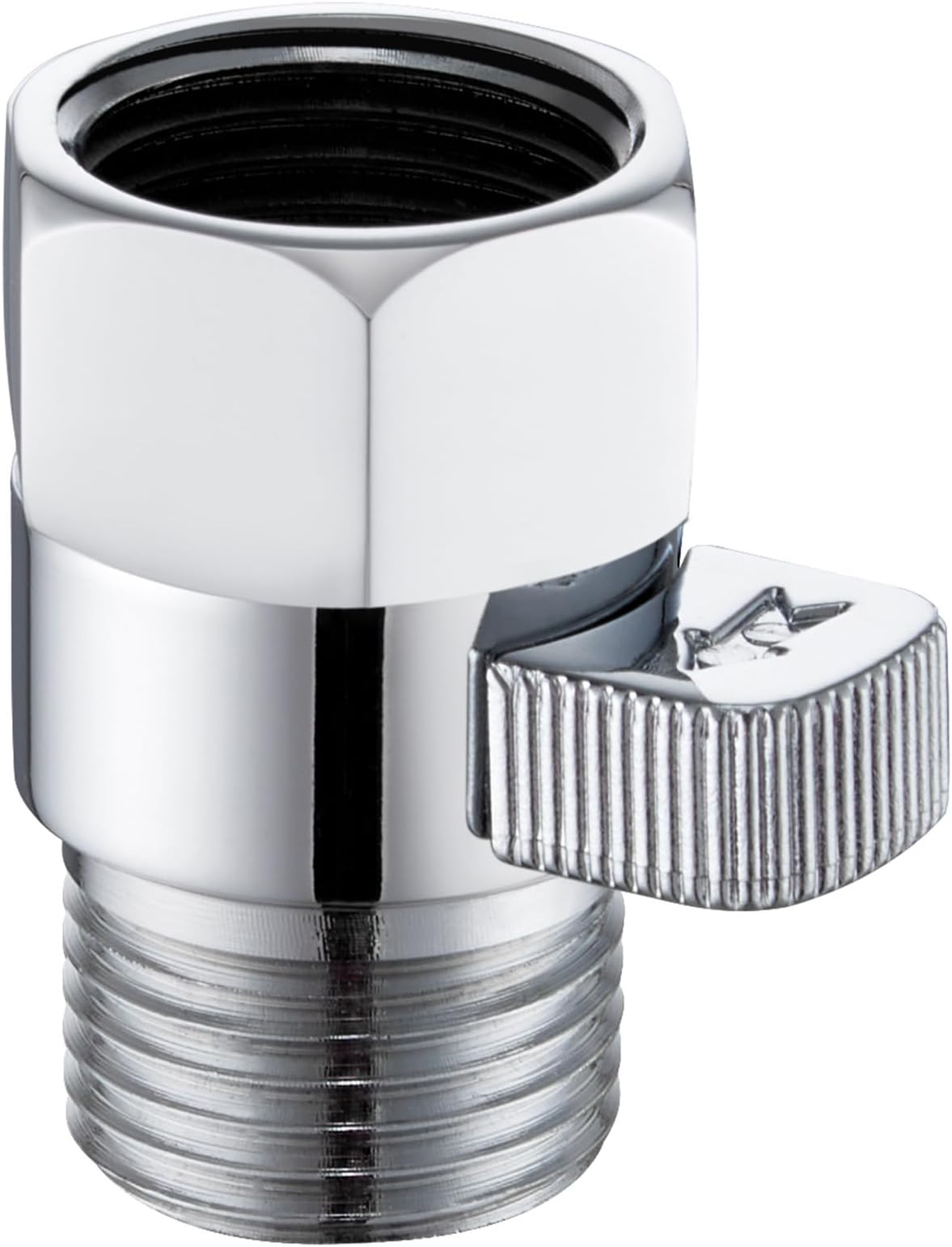 Shower Head Shut Off Valve, Angle Simple Brass Water Flow Control Valve ...