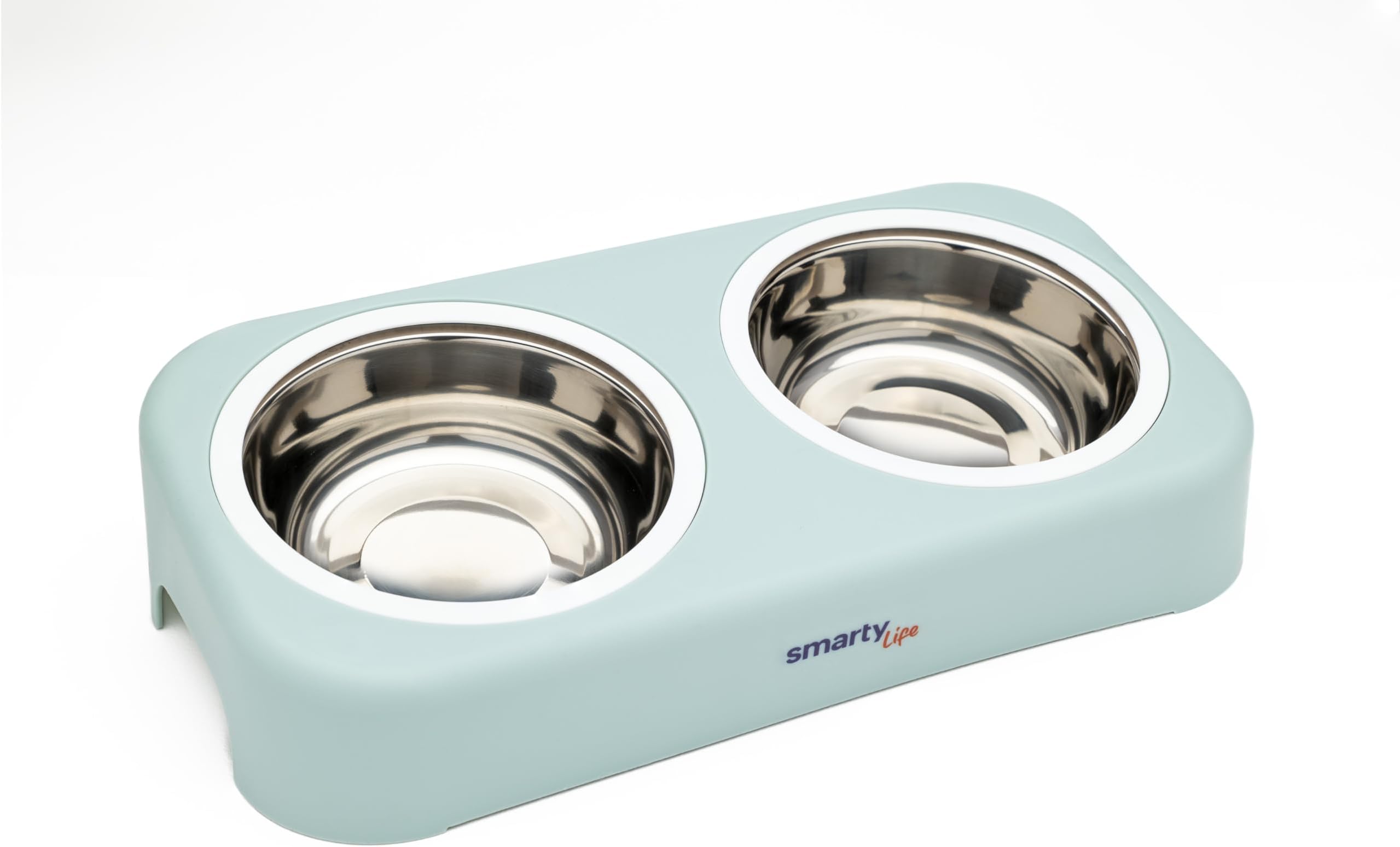 Pet Supplies : smarty Life Elevated Stainless Steel Dog Feeder ...