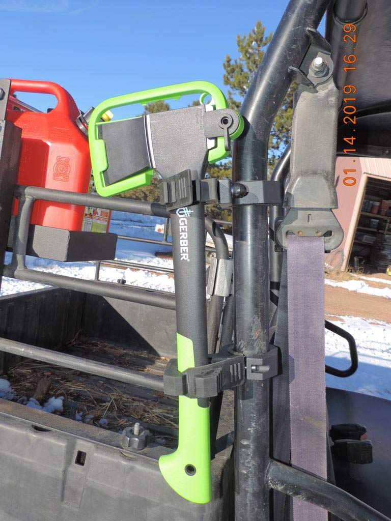 Ice Auger Holder For Snowmobile Roll Bar Axe Mount RCM-9001 - Tool ...