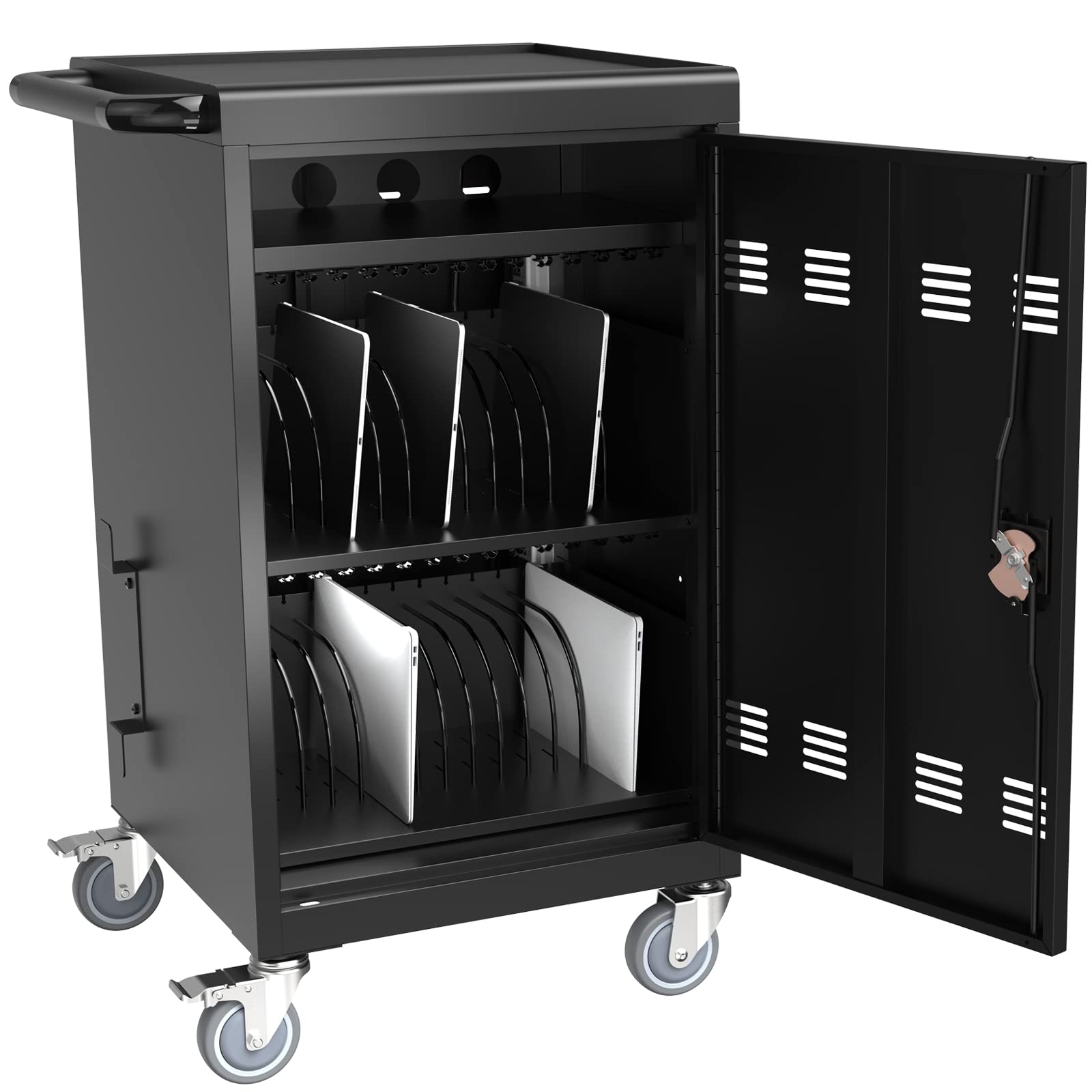 Amazon.com: 32 Device Mobile Charging Cart and Storage Cart for IPads ...