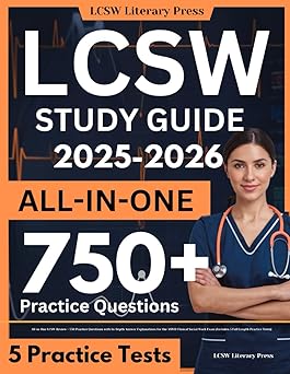 Amazon.com: LCSW Study Guide 2025-2026: All-in-One LCSW Review + 750 ...