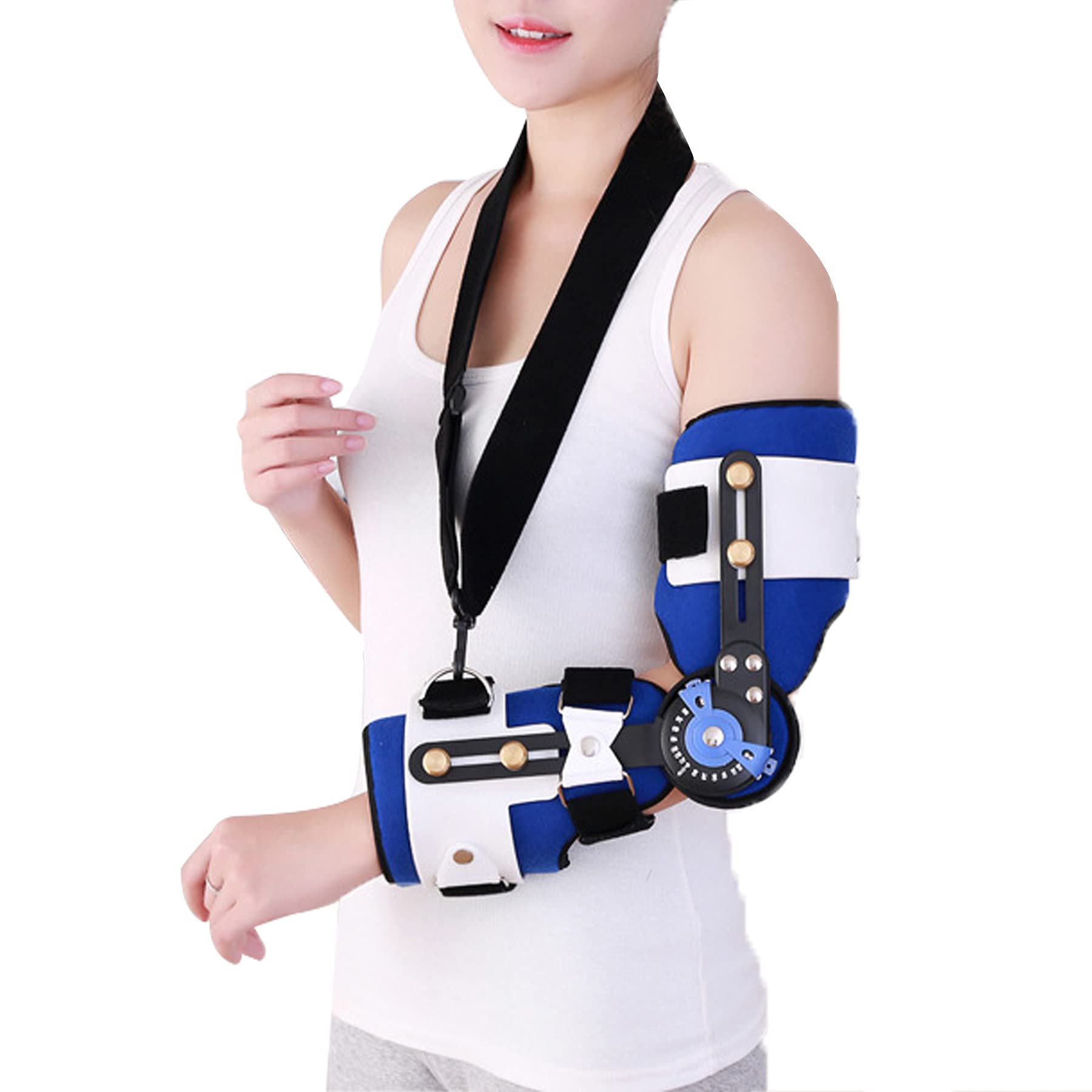 Buy WILLQ Hinged Elbow Brace for Post-op Surgery Recovery Dislocated ...