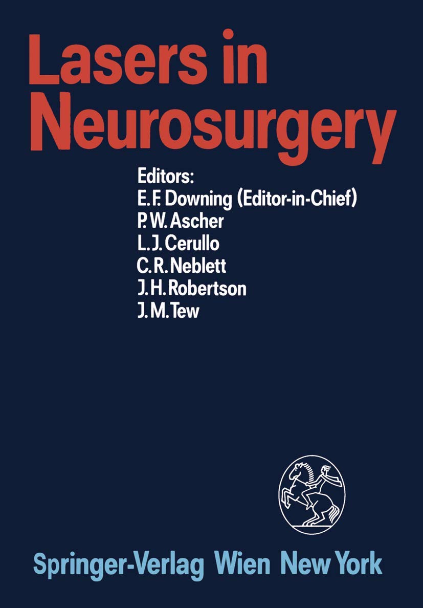 Lasers in Neurosurgery: 9783211820674: Medicine & Health Science Books ...