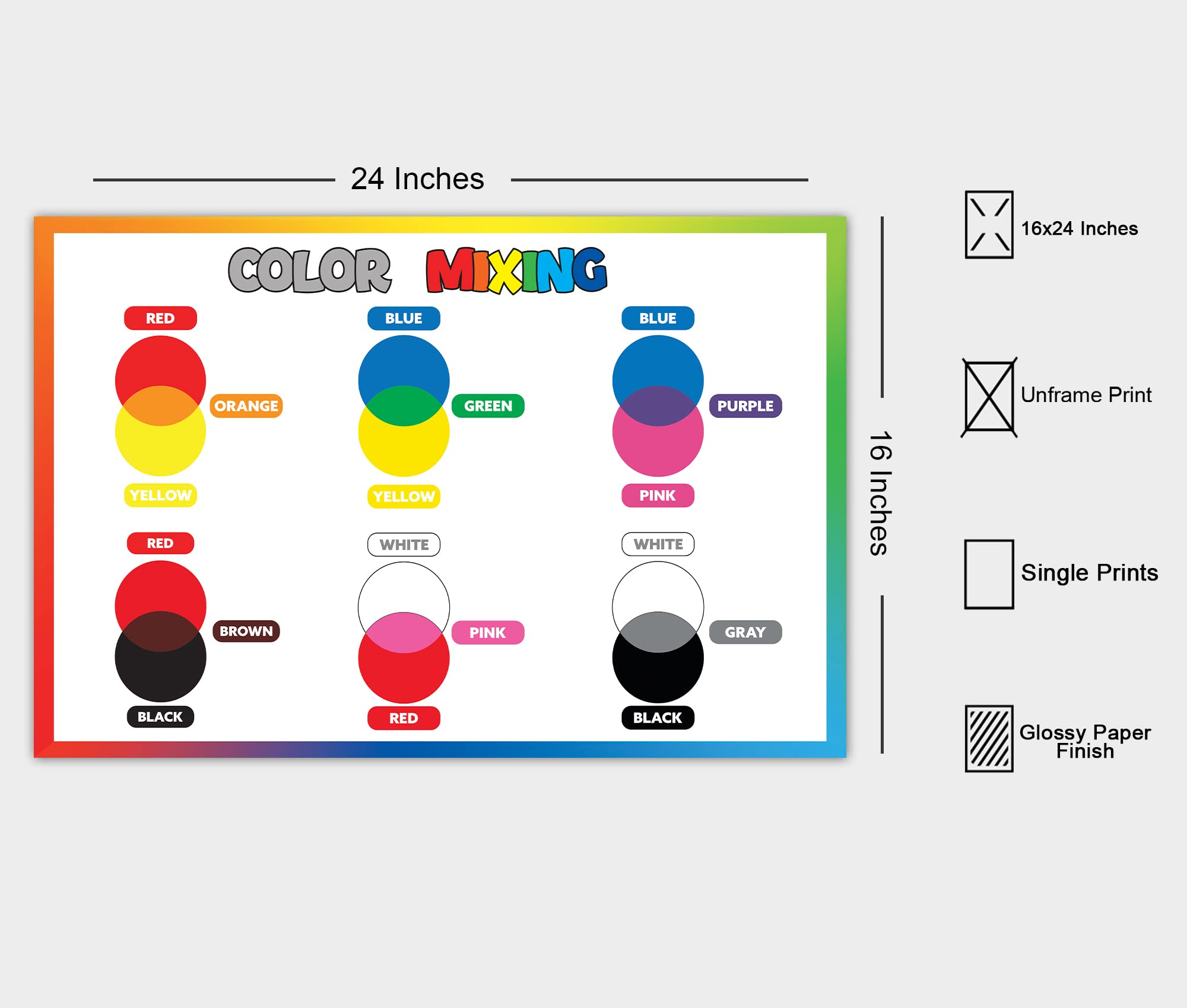 Brown Color Mixing Charts Wheel Color Mixing Chart | TPT