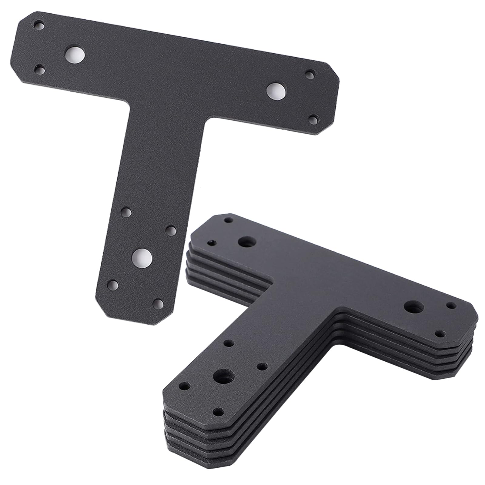 Amazon.com: Voittozege 6 Pack Post to Beam Connectors T-Plate, T Shape ...
