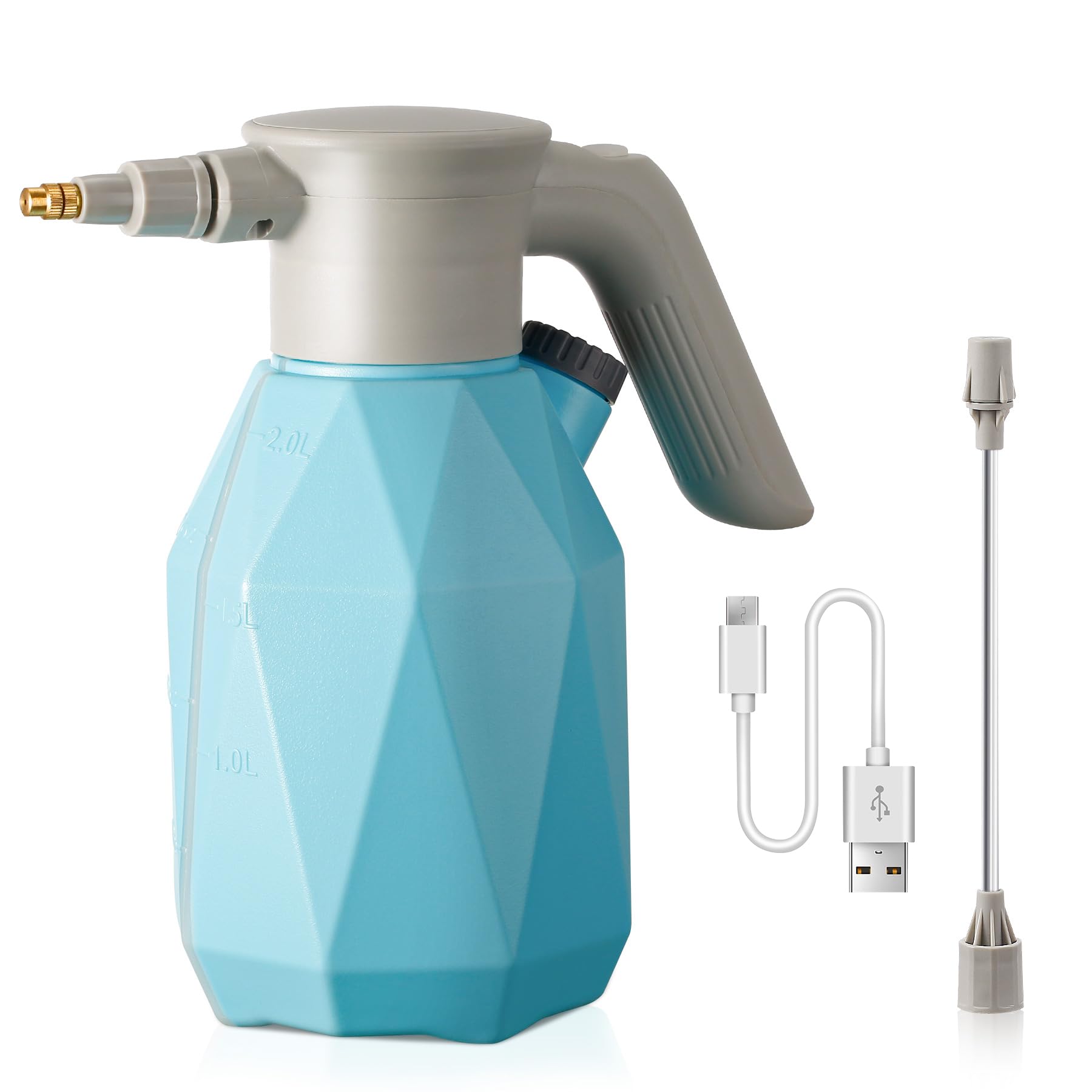 Amazon.com : AMYWMS 2L Electric Spray Bottle Rechargeable Battery ...
