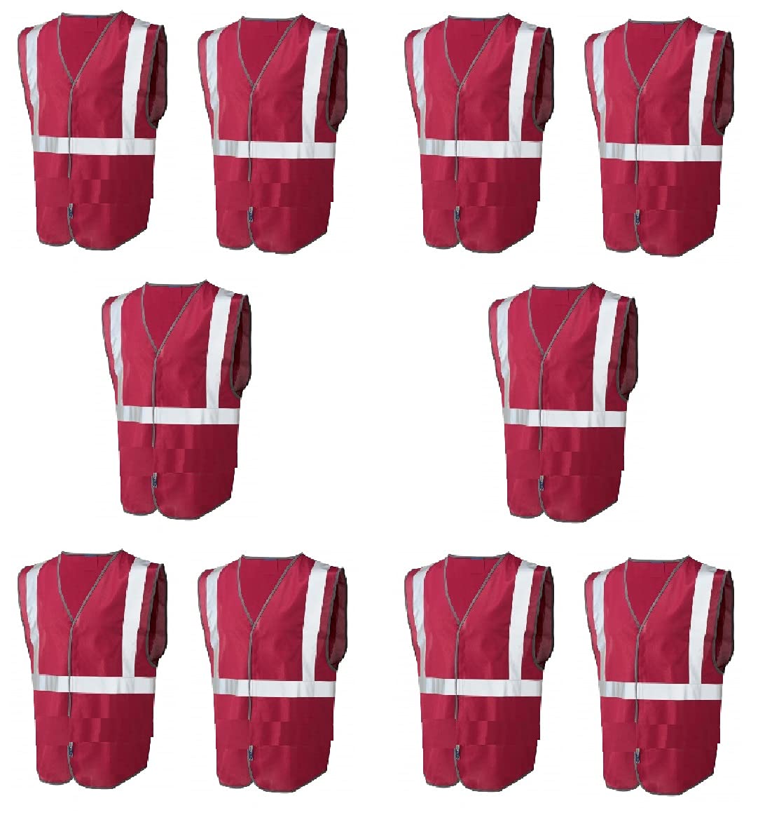 Buy High Visibility Reflective Safety Jacket with 2inch Reflectors on ...