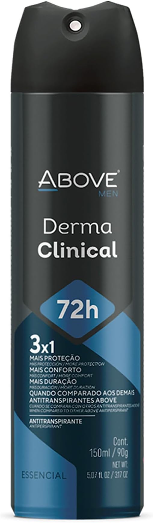 Amazon.com : ABOVE 72 Hours Antiperspirant Deodorant, Derma Clinical, 3 ...