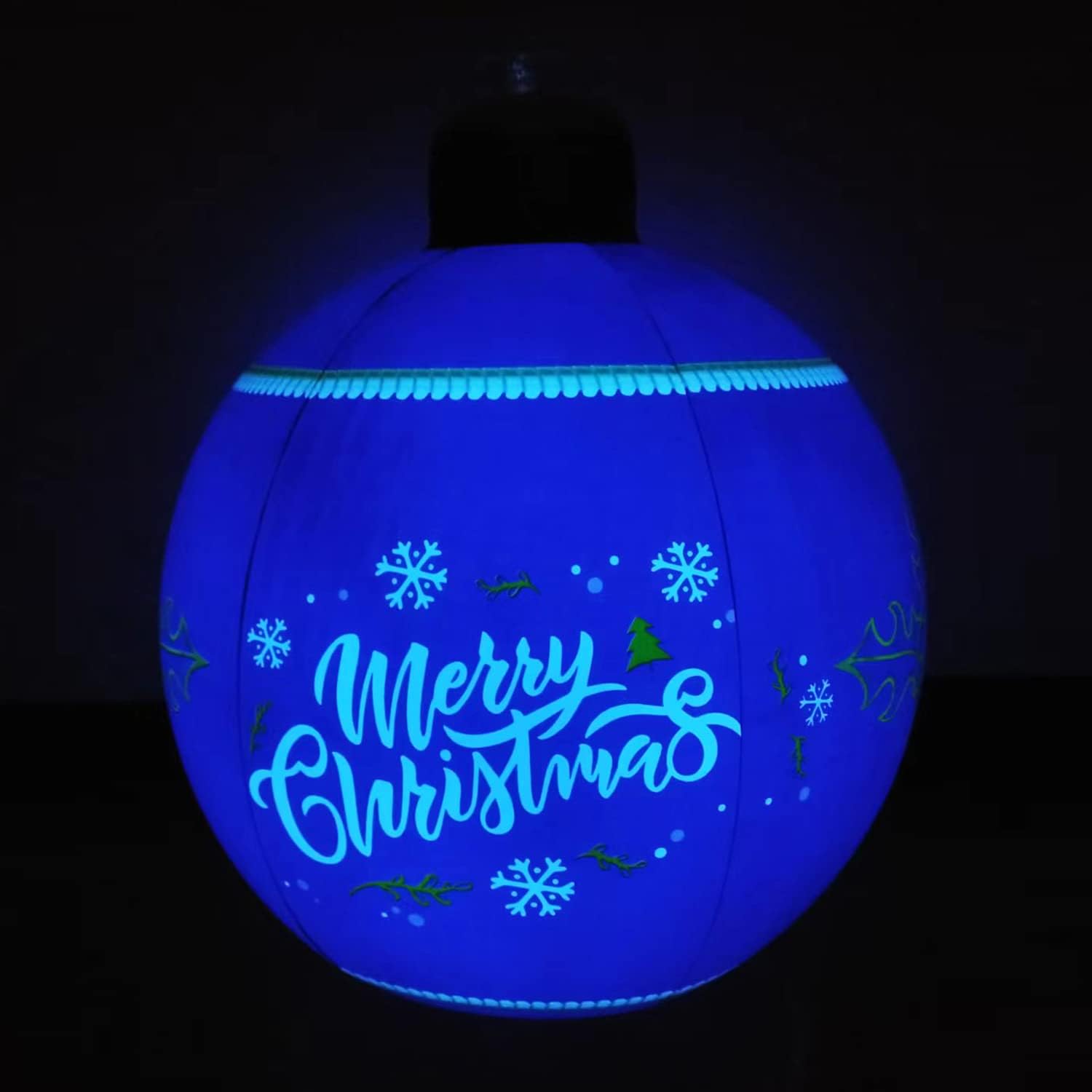 Amazon.com: Inflatable Christmas Ball PVC Light Up,with Led Light 24 ...