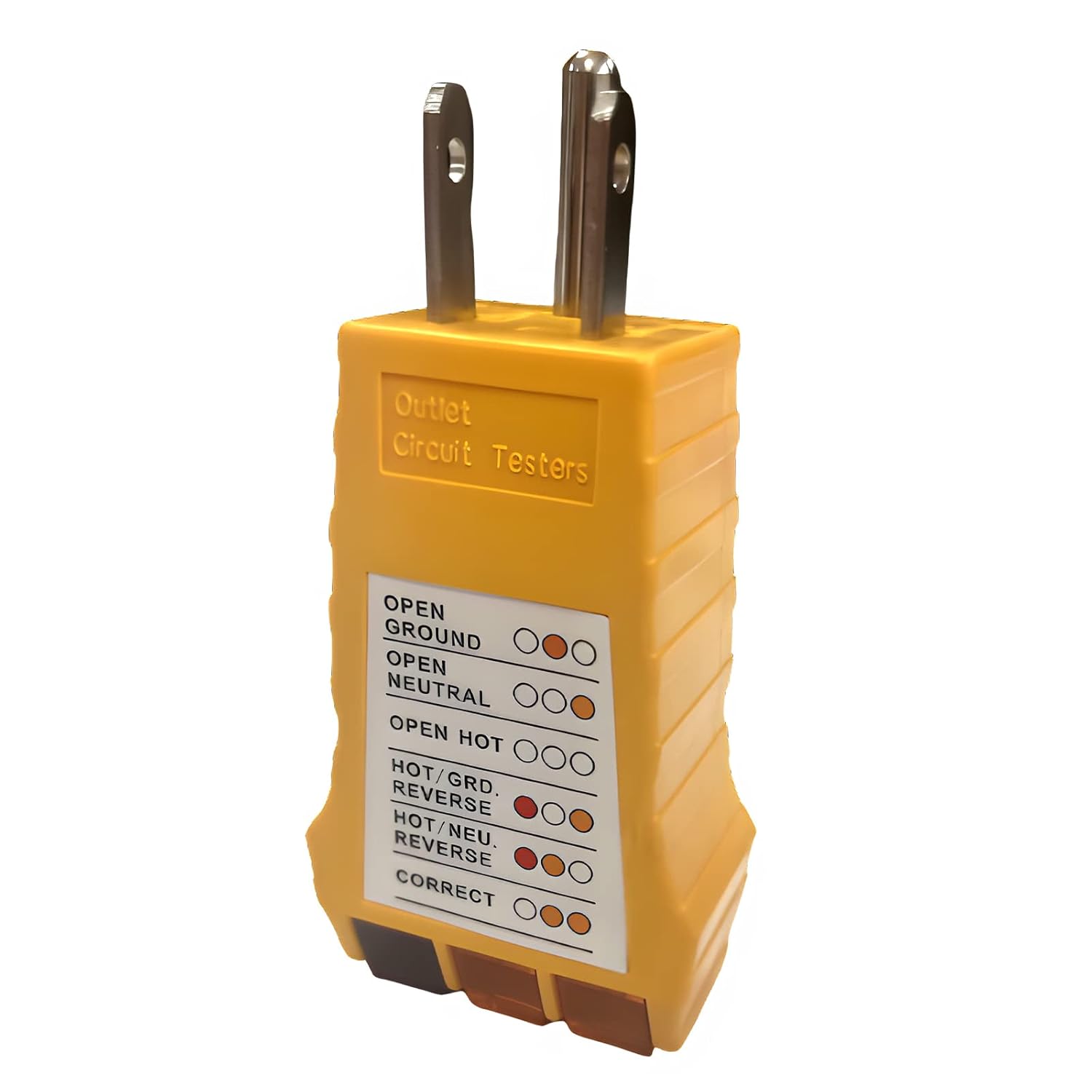 Outlet Tester, Receptacle Tester for GFCI/Standard North American AC ...