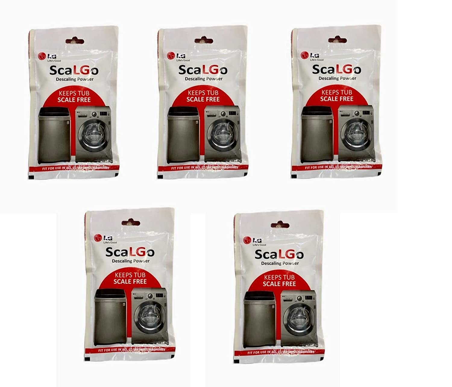 LG india ScaLGo Powder for Washing Machines 100 g (pack of 5) : Amazon ...