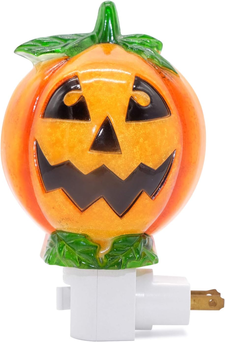 Amazon.com: Stained Glass Pumpkin Night Light : Home & Kitchen
