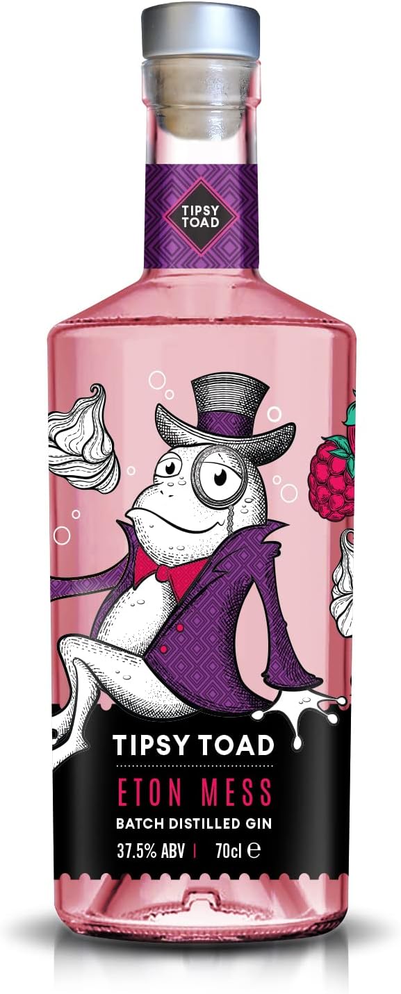 Tipsy Toad Spirits Eton Mess Gin, 37.5% ABV, 70 cl Bottle : Amazon.co ...