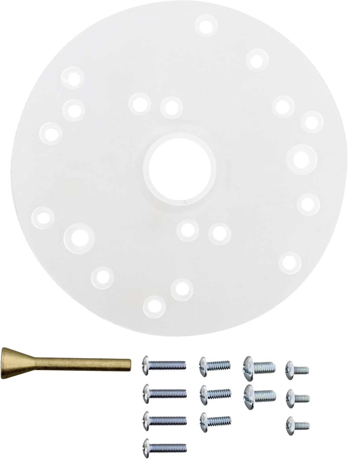 DCT Universal 6.5in Acrylic Router Table Base Plate Mount for Ryobi ...