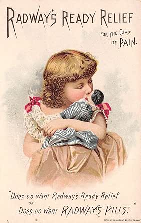 Radway's Ready Relief Dyspepsia Medicine Health Adv Vintage Tradecard ...