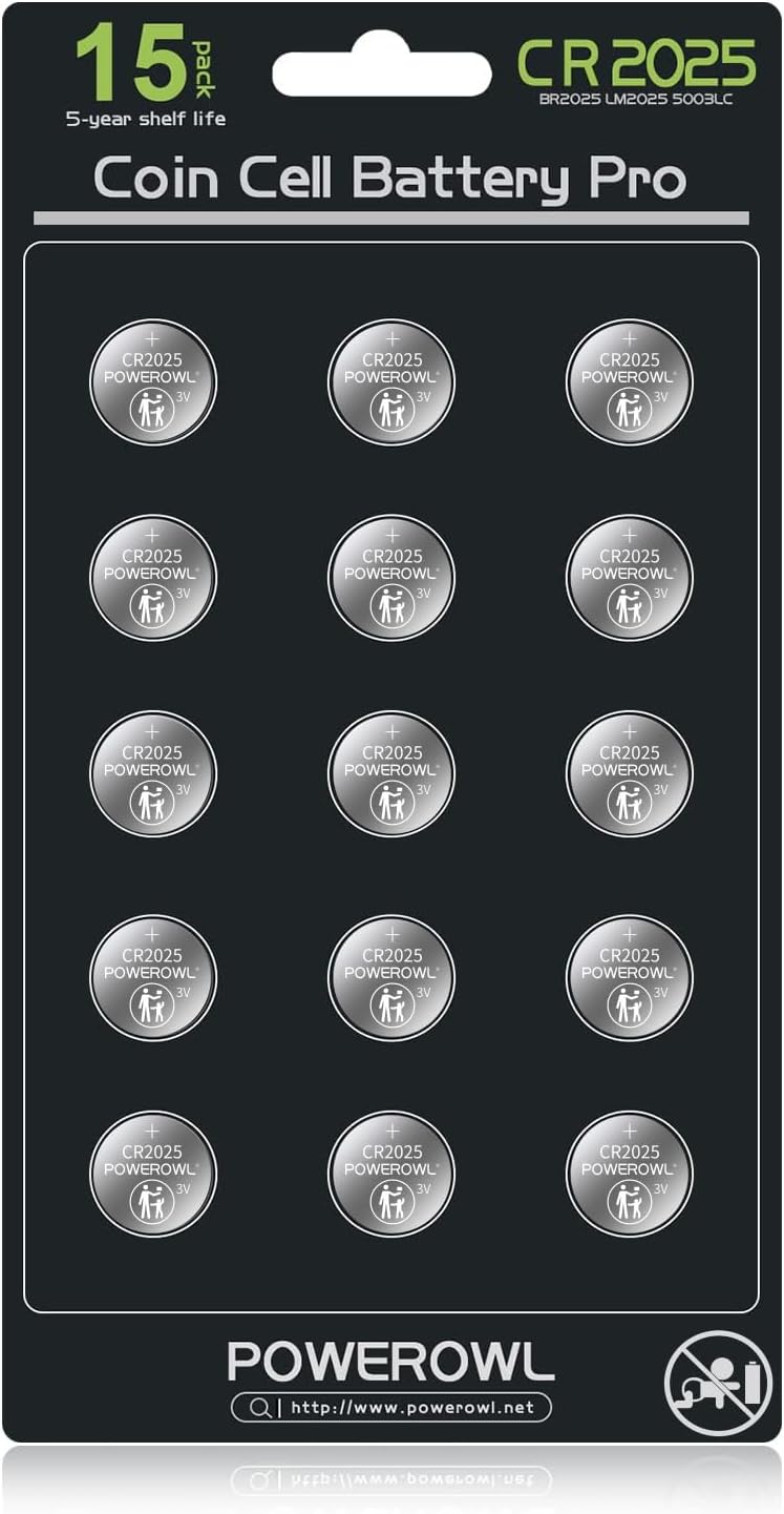 Amazon.com: Energizer 2025BP-2 Watch Batteries, 2025, Multi, 2 Count ...