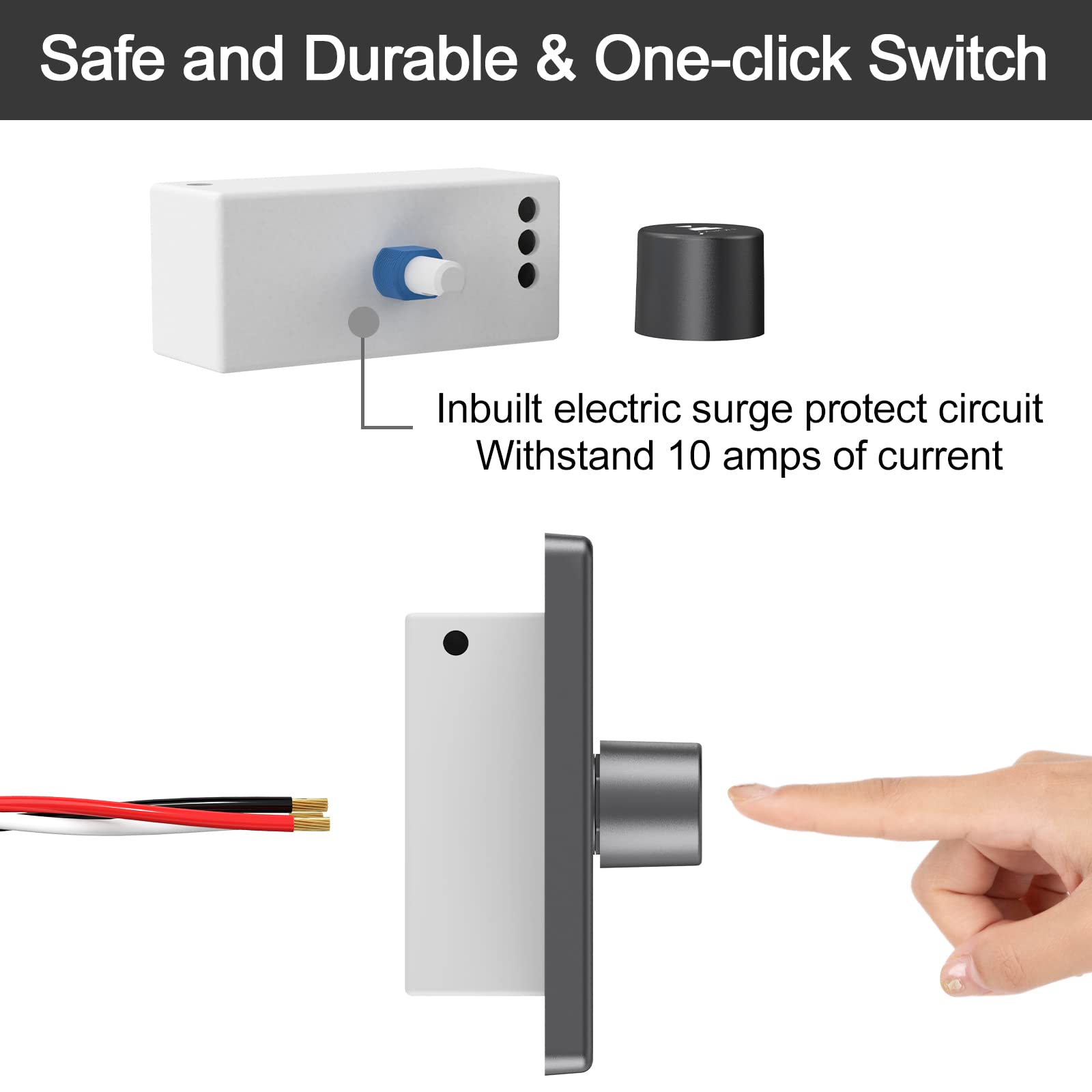 Snapklik.com : Funomo 12V 24V Dimmer Switch RV Dimmer For LED Lights ...