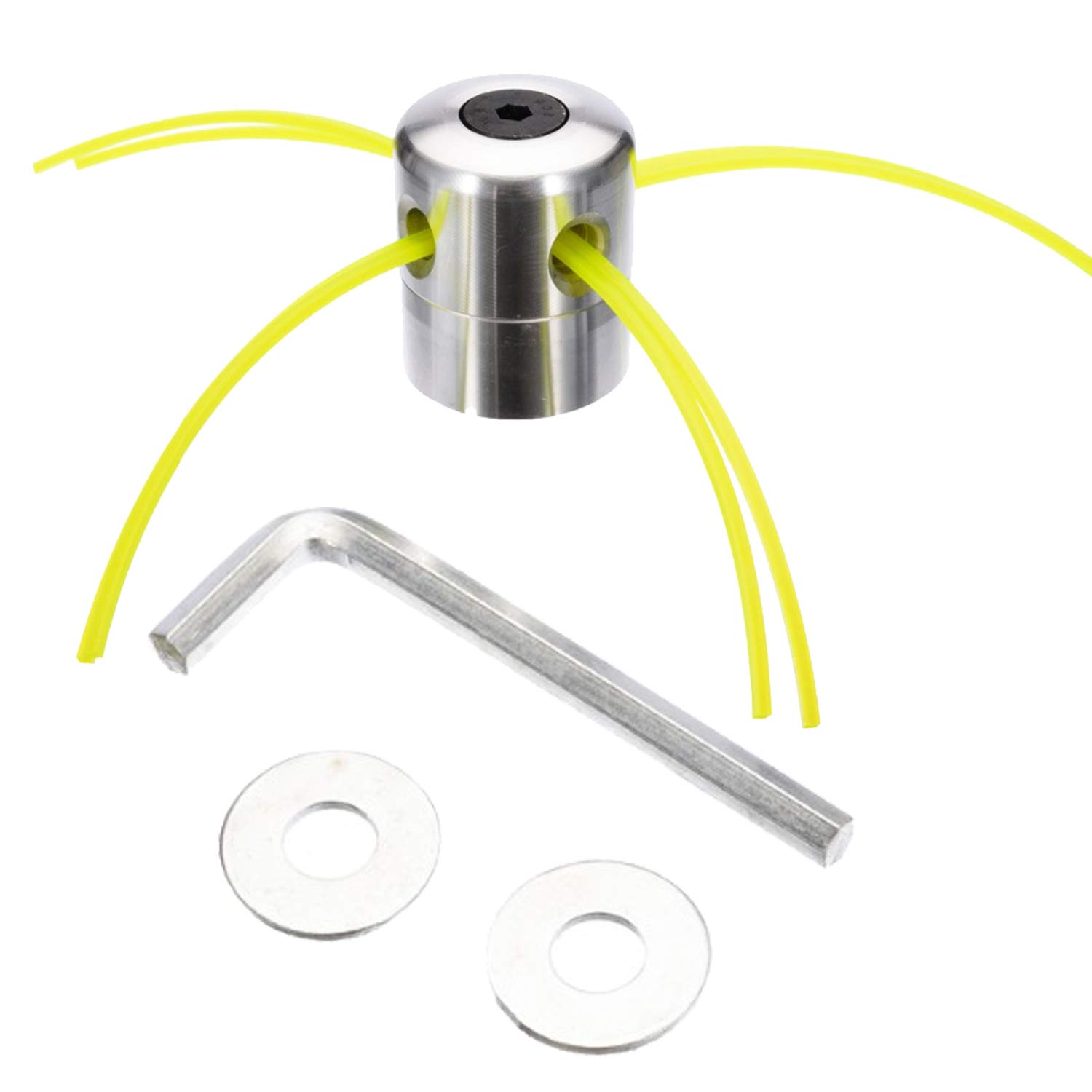 Amazon.com: JIUDANI Aluminum Grass Trimmer Head, Trimmer Head Spool Set ...