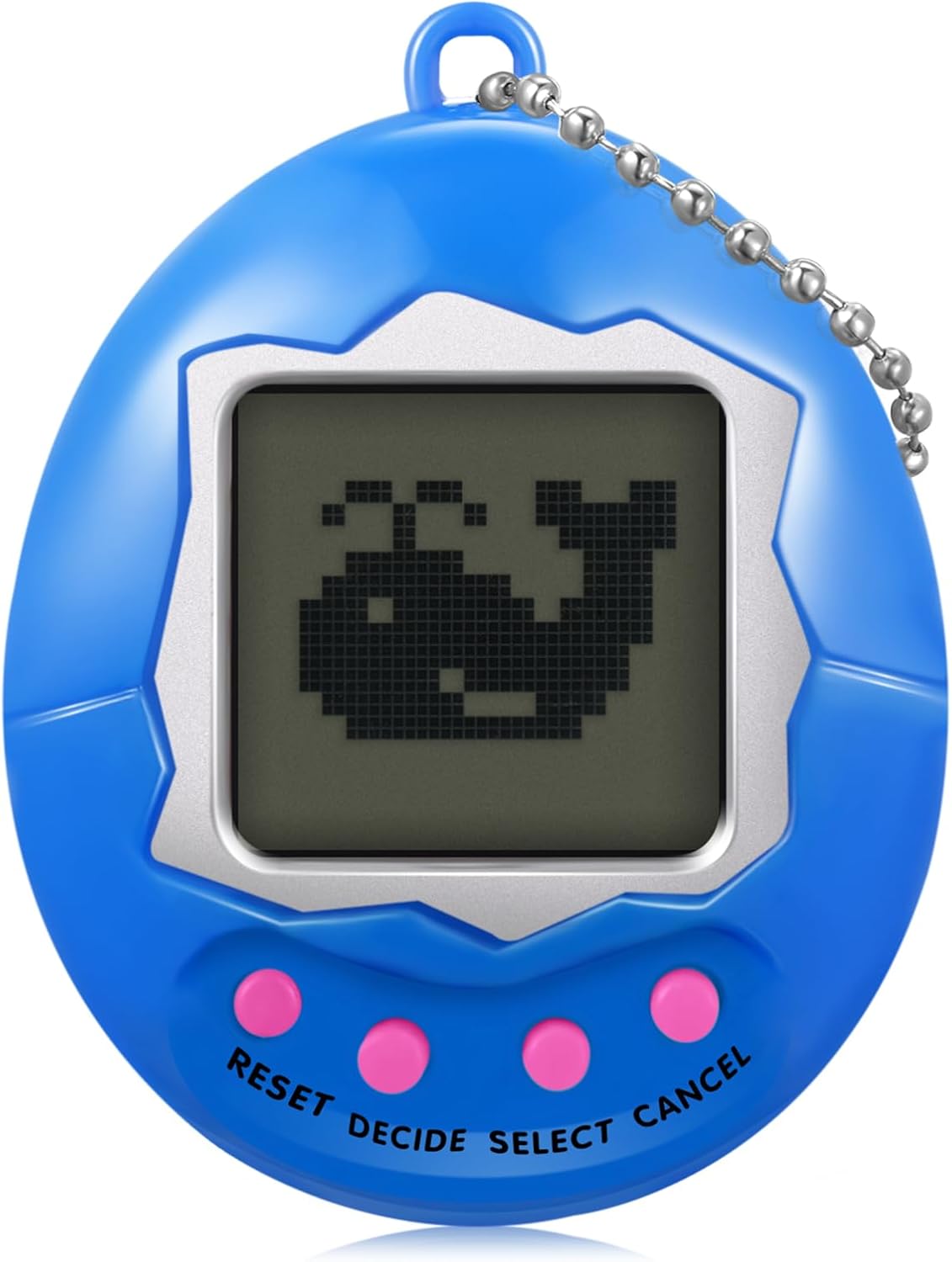 Electronic Pet Game Machine with Keychain Retro Handheld Game Console ...